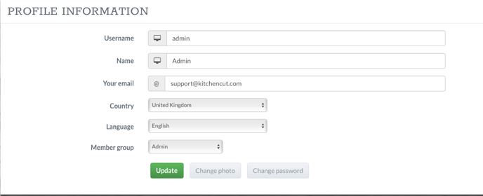 Editing Profile Information Editing Profile Information